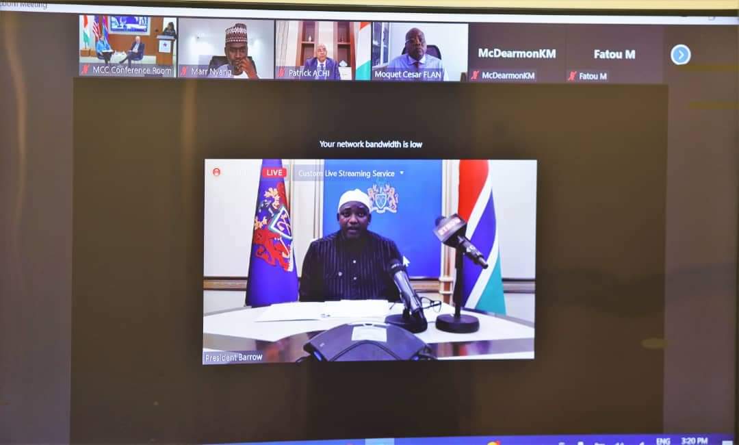 President Barrow Joins MCC Hybrid Virtual Meeting Ahead Of The U.S ...