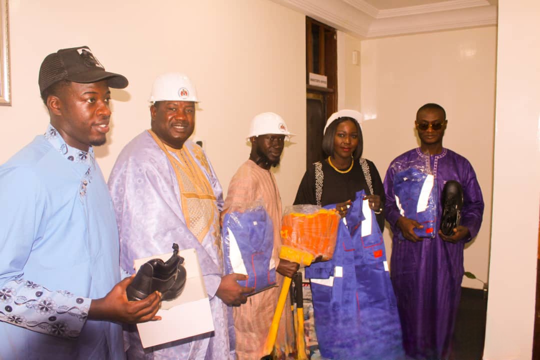 GACH CEO Donates Construction Materials To Local Government Ministry ...